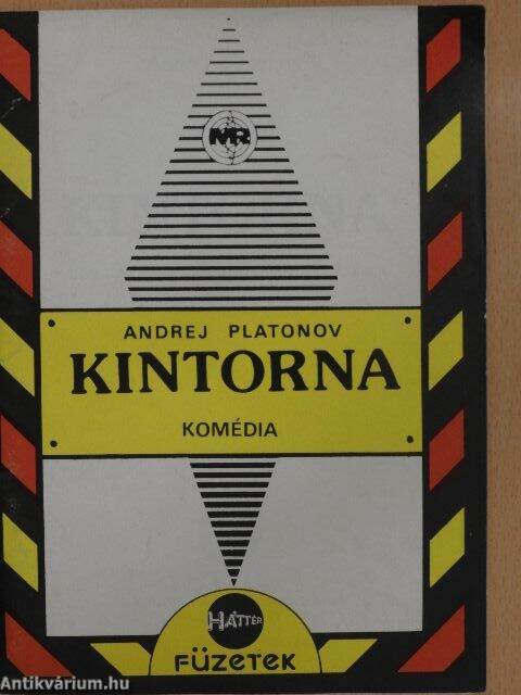 Andrej Platonov: Kintorna (Háttér Könyvkiadó és Kulturális Szolgáltató ...